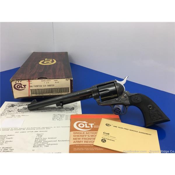 COLT FRONTIER SIX SHOOTER SAA New and Used Price, Value, & Trends 2021