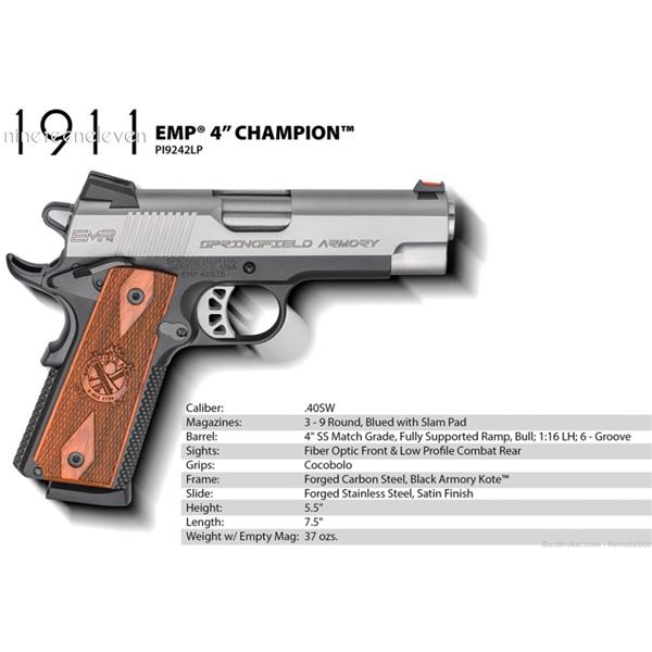 SPRINGFIELD EMP New and Used Price, Value, & Trends 2022