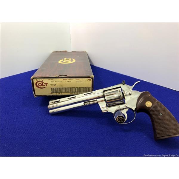COLT PYTHON NICKEL FINISH New and Used Price, Value, & Trends 2023