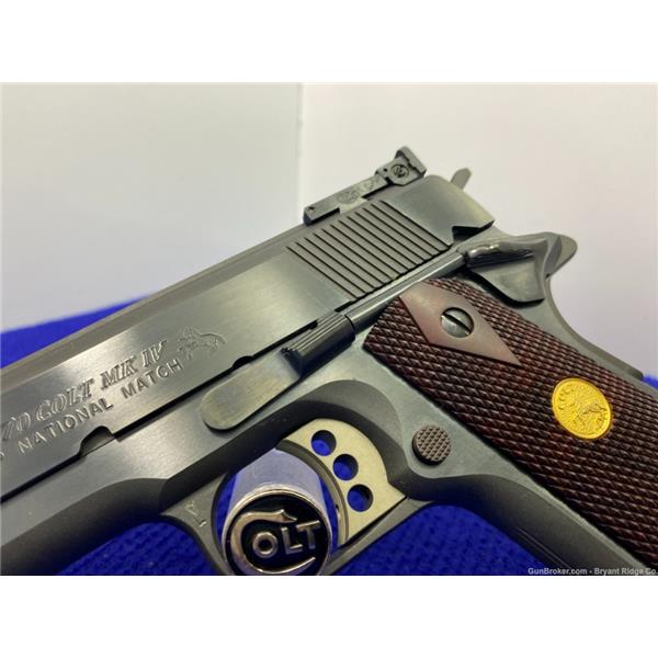COLT GOLD CUP MKIV SERIES 70 NATIONAL MATCH New and Used Price, Value ...