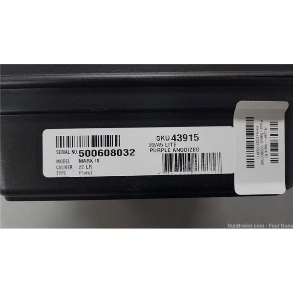 RUGER 22 45 LITE New and Used Price, Value, & Trends 2024