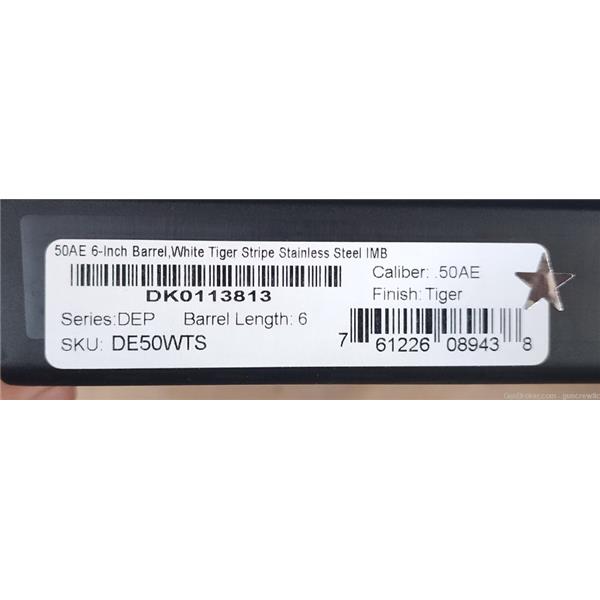 MAGNUM RESEARCH DESERT EAGLE MARK XIX TIGER STRIPE New and Used Price ...