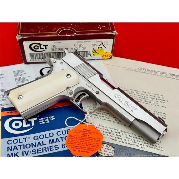 COLT GOLD CUP NATIONAL MATCH New and Used Price, Value, & Trends 2024