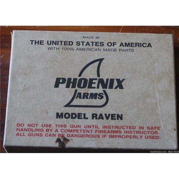 PHOENIX ARMS RAVEN New and Used Price, Value, & Trends 2025