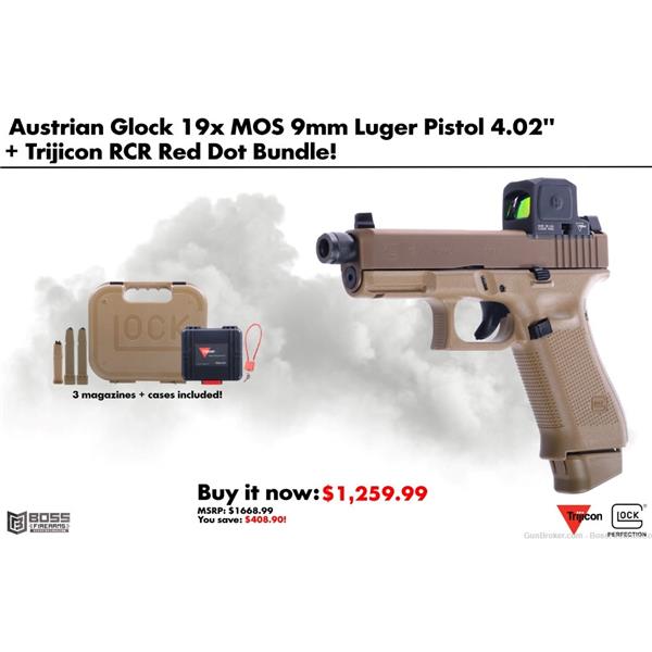 GLOCK 19X New and Used Price, Value, & Trends 2024