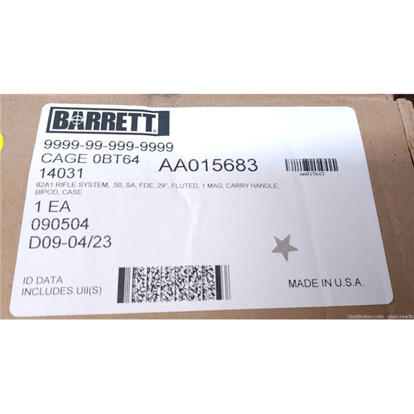 BARRETT 82A1 New and Used Price, Value, & Trends 2024