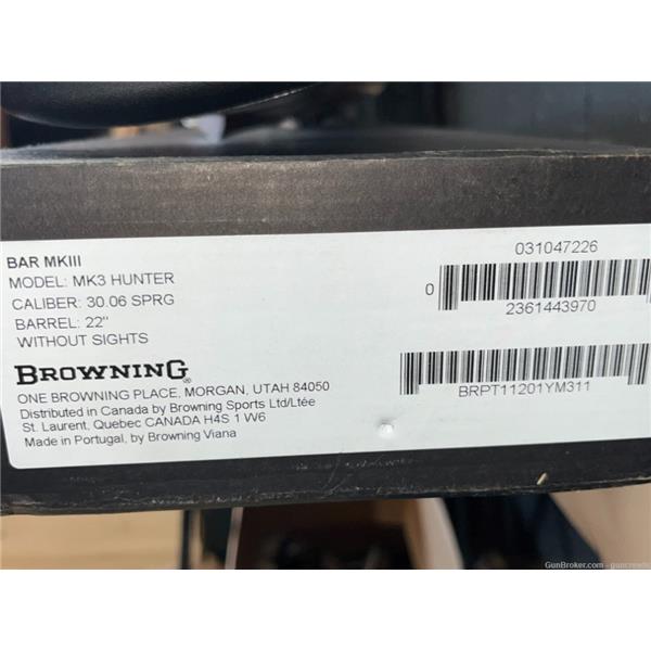 BROWNING BAR 30 06 New and Used Price, Value, & Trends 2024